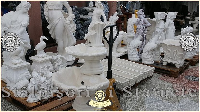 Image00903 - Decoratiuni de grădină din ciment alb și dioxid de titan ...