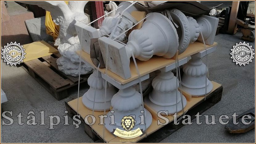 Image01008 - Decoratiuni de grădină din ciment alb și dioxid de titan ...